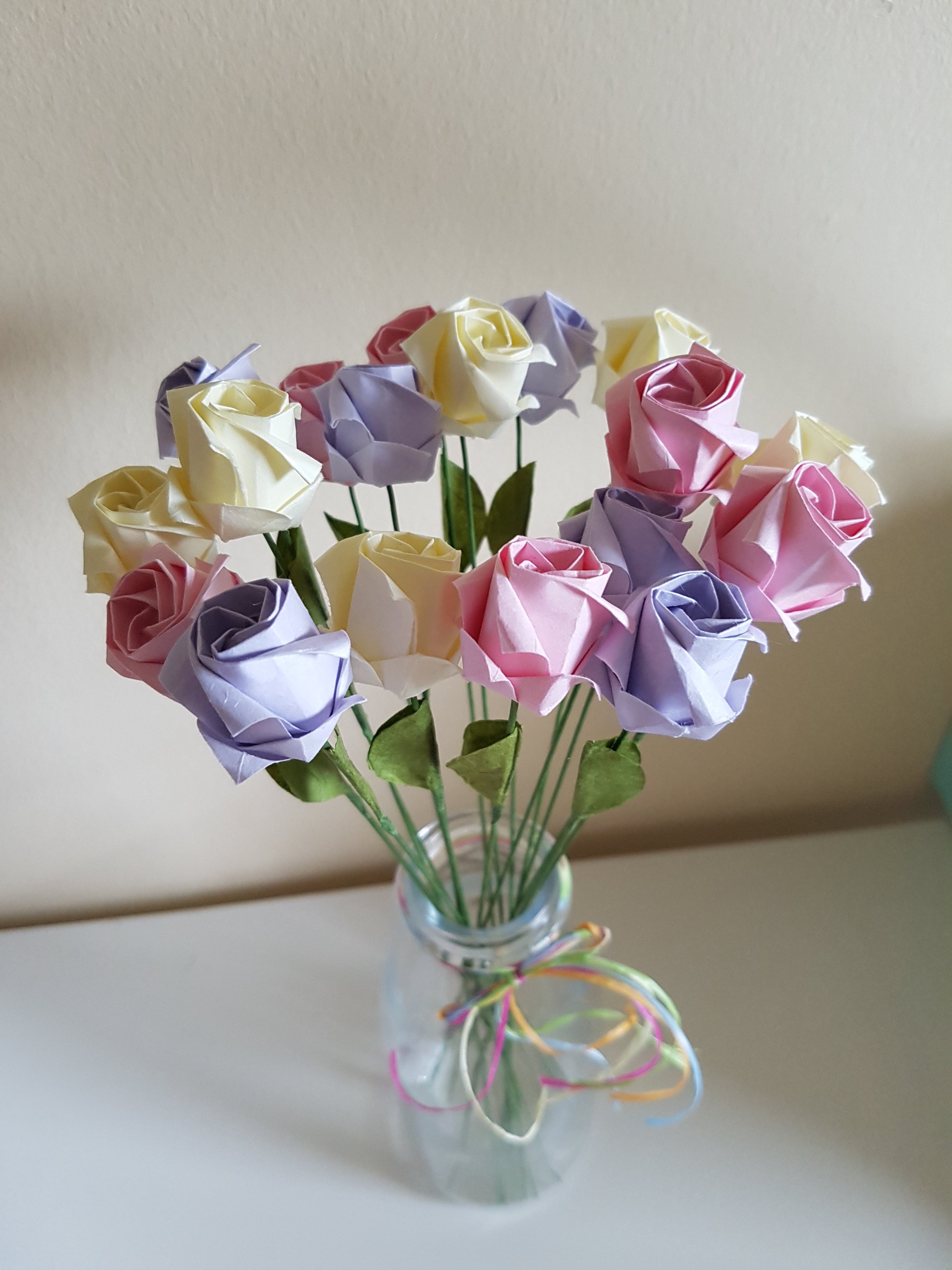 Origami Rose Bouquet